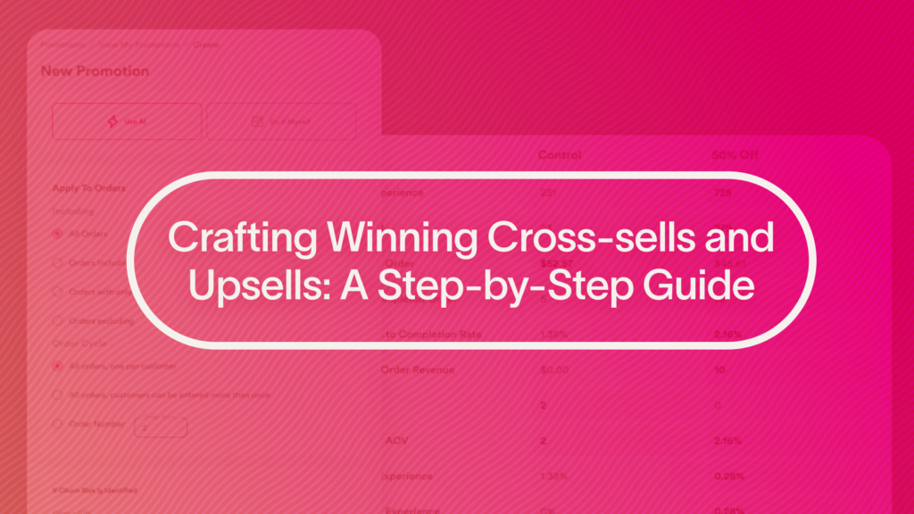 Crafting Winning Cross-sell & Upsell Offers for Your Subscribers: A ...